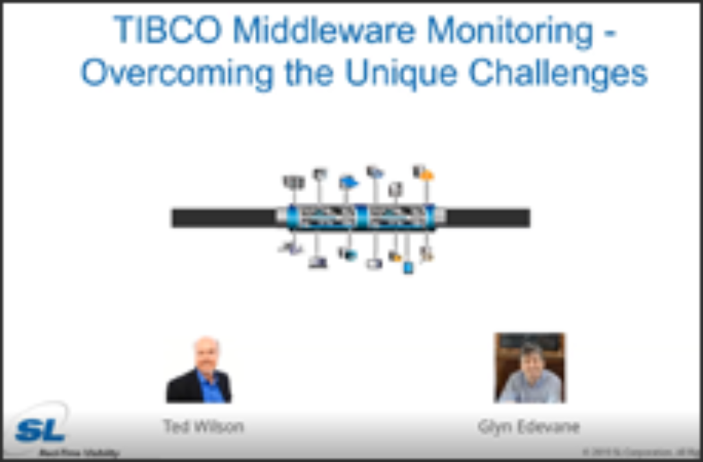 Tibco Middleware Monitoring Overcoming The Unique Challenges Sl Rtview Middleware Monitoring